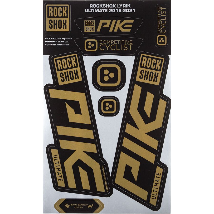 Stikrd Rockshox Pike Decal Kit | Backcountry.com