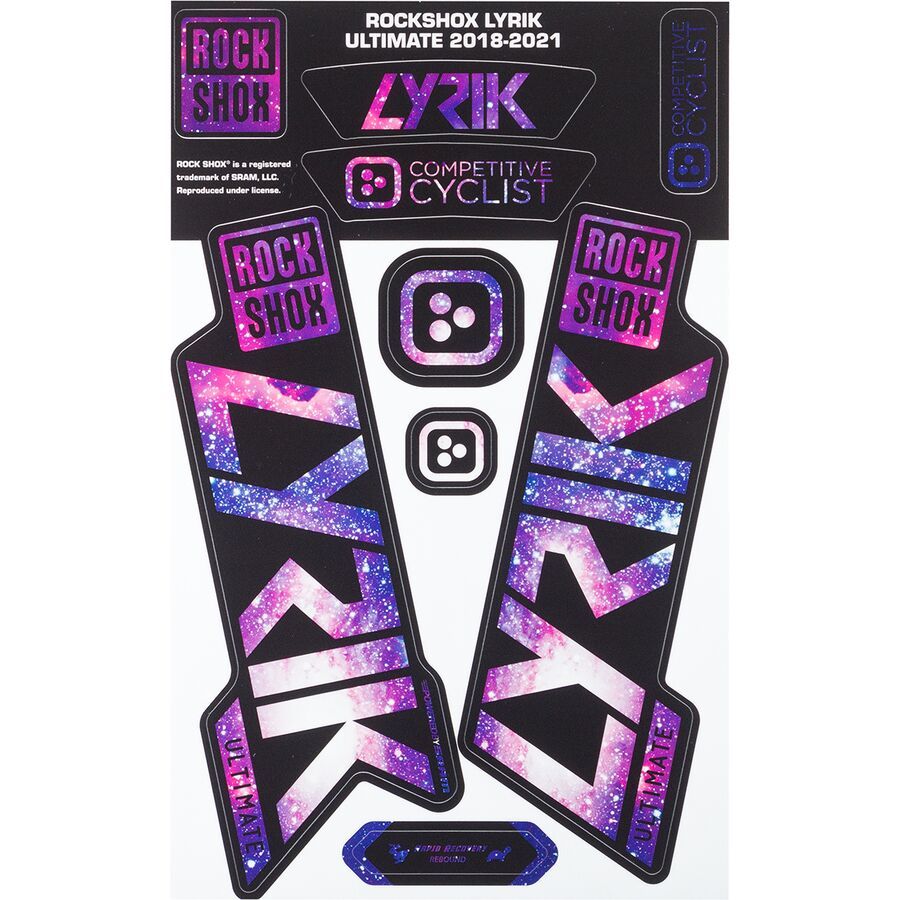 Stikrd Rockshox Lyrik Decal Kit | Backcountry.com