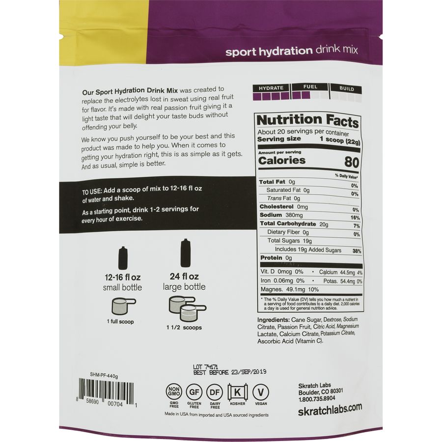 Skratch Labs Sport Hydration Drink Mix | Backcountry.com