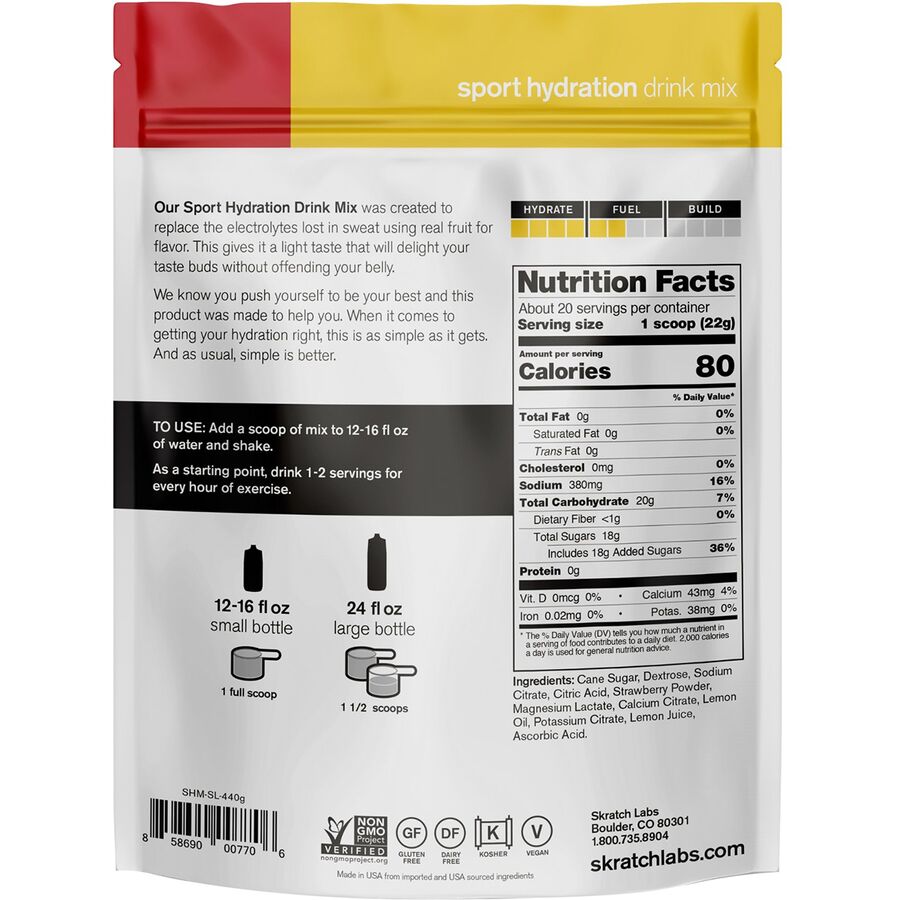 Skratch Labs Sport Hydration Drink Mix | Backcountry.com