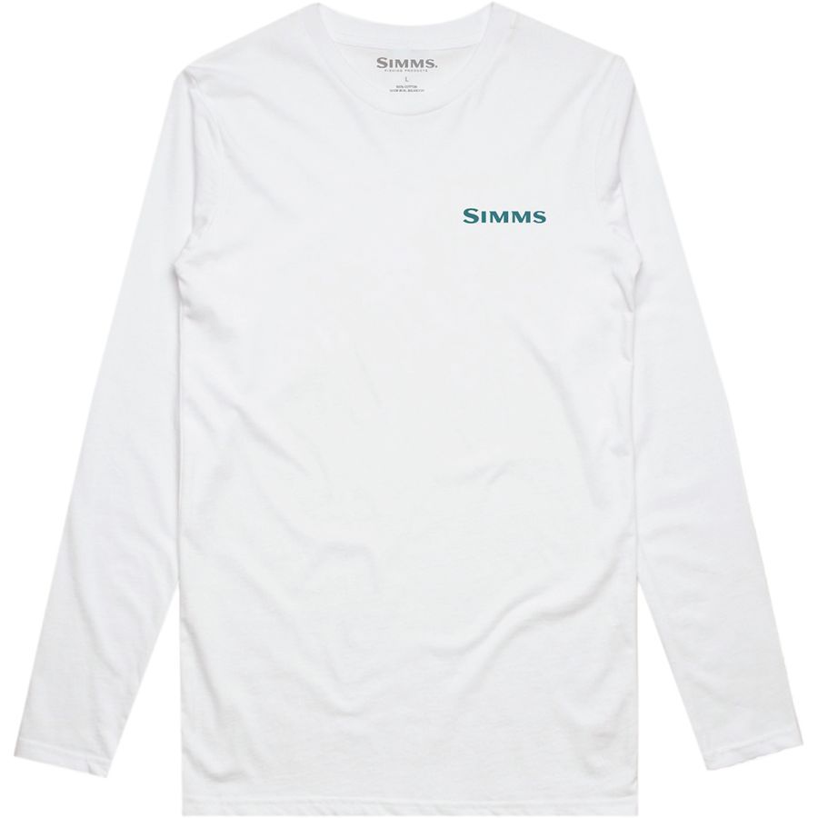 Simms Trout Logo Tech Long-Sleeve T-Shirt - Men's | Backcountry.com