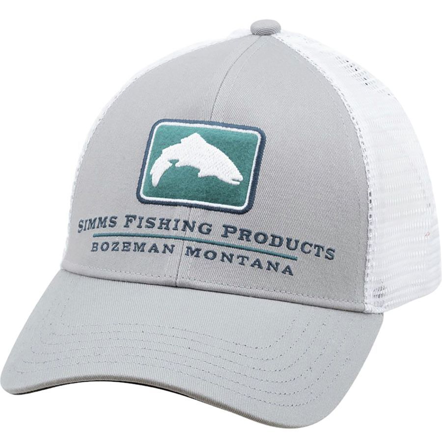 Simms Small Fit Trout Icon Trucker Hat - Fishing