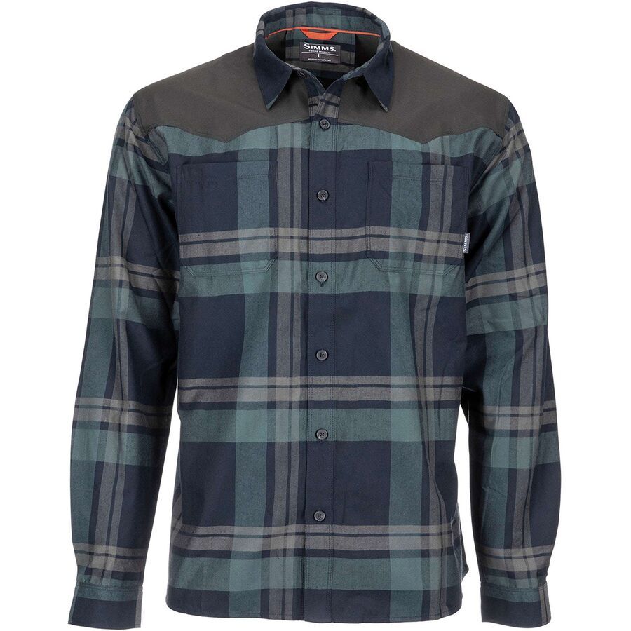 Simms Blacks Ford Flannel Long-Sleeve Shirt - Men's - Clothing