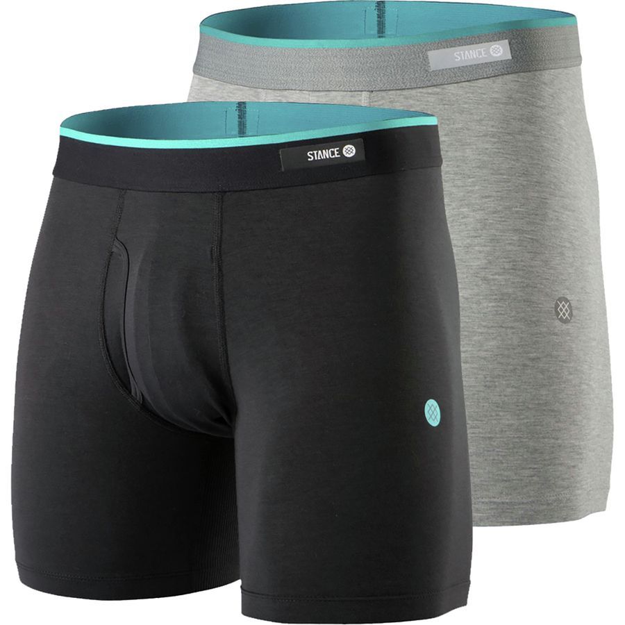 Stance Combed Cotton Boxer Brief - 2-Pack - Men's | Backcountry.com
