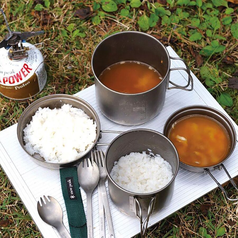 Snow Peak Trek Combo Titanium Cookset | Backcountry.com