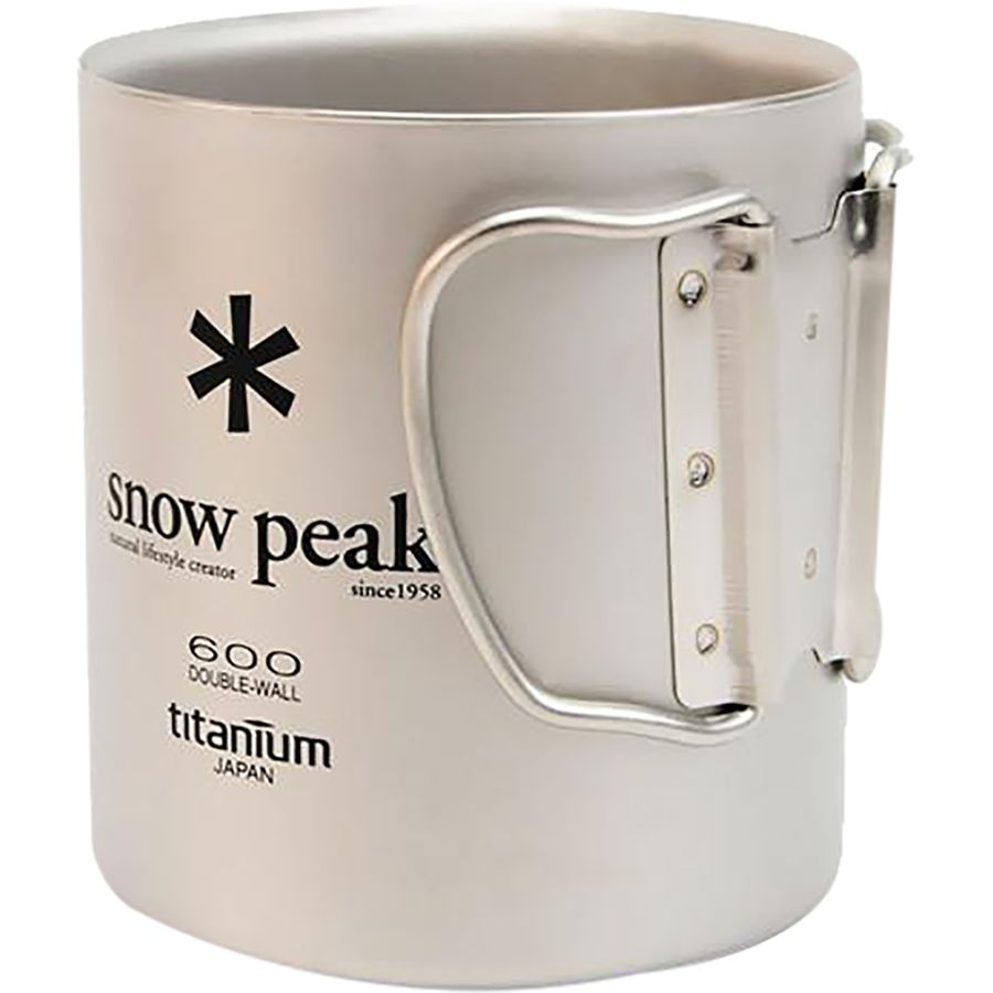 Snow Peak Titanium Double Wall Cup 600 | Backcountry.com