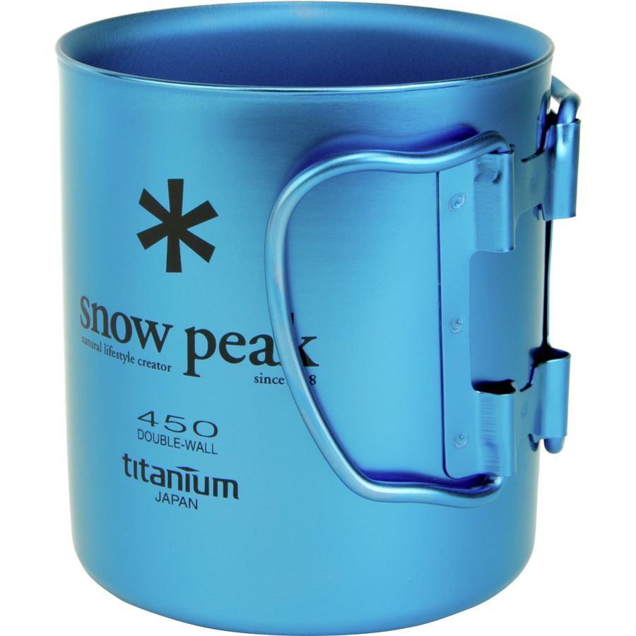 Snow Peak Ti-Double 450 Colored Mug | Backcountry.com