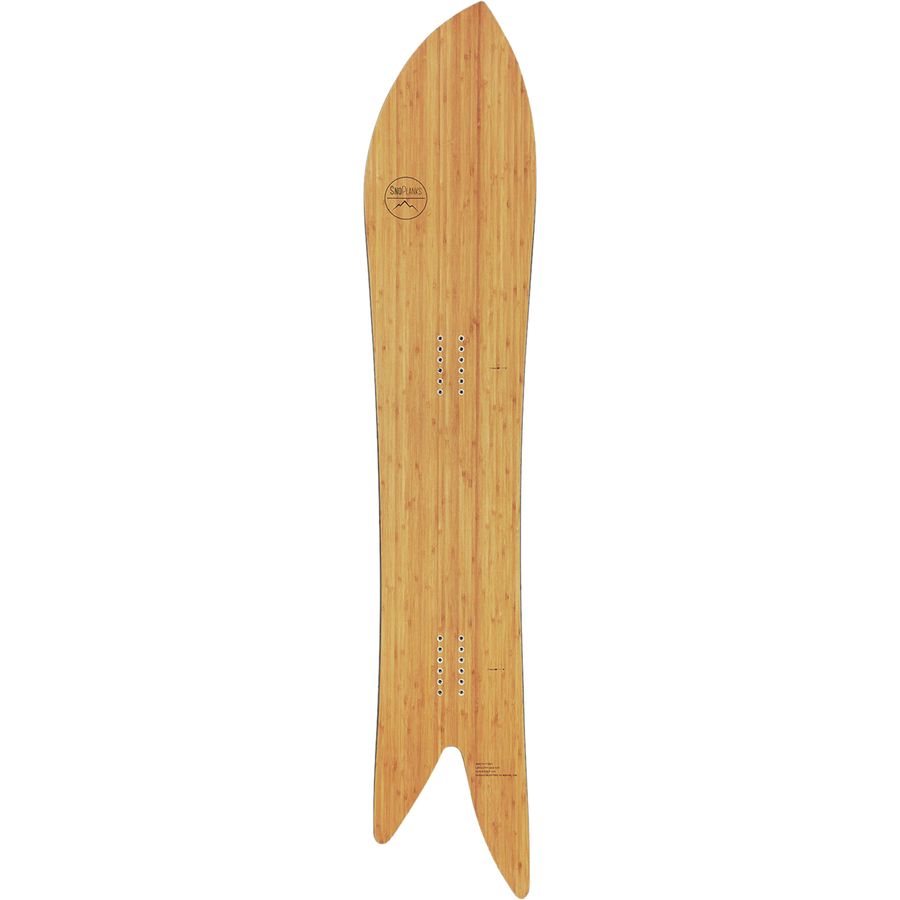 SnoPlanks Asym Fish Snowboard - Men's | Backcountry.com