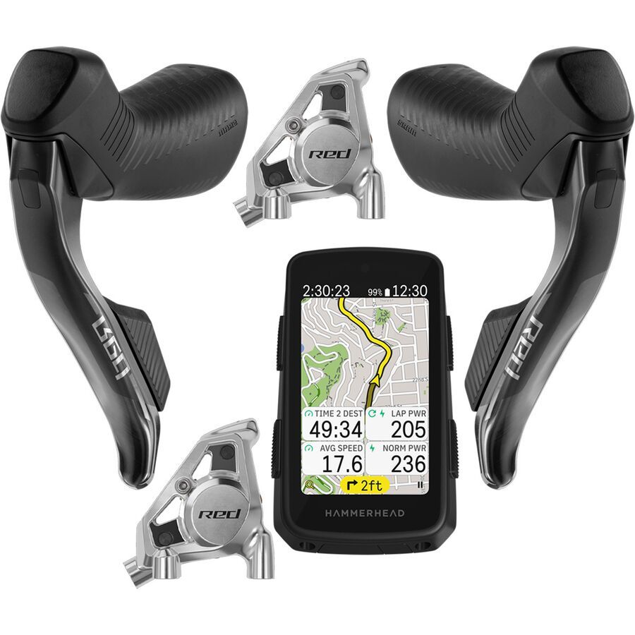 SRAM RED AXS Upgrade Kit + Hammerhead Karoo Computer - Bike