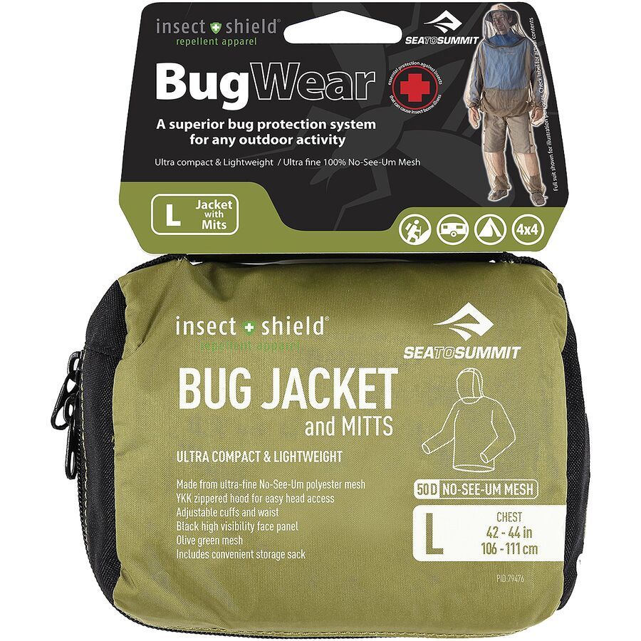 Sea To Summit Bug Jacket + Mitts - Hike & Camp