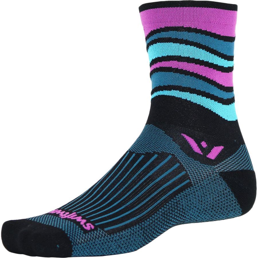 Swiftwick Vision Five Wave Sock - Bike