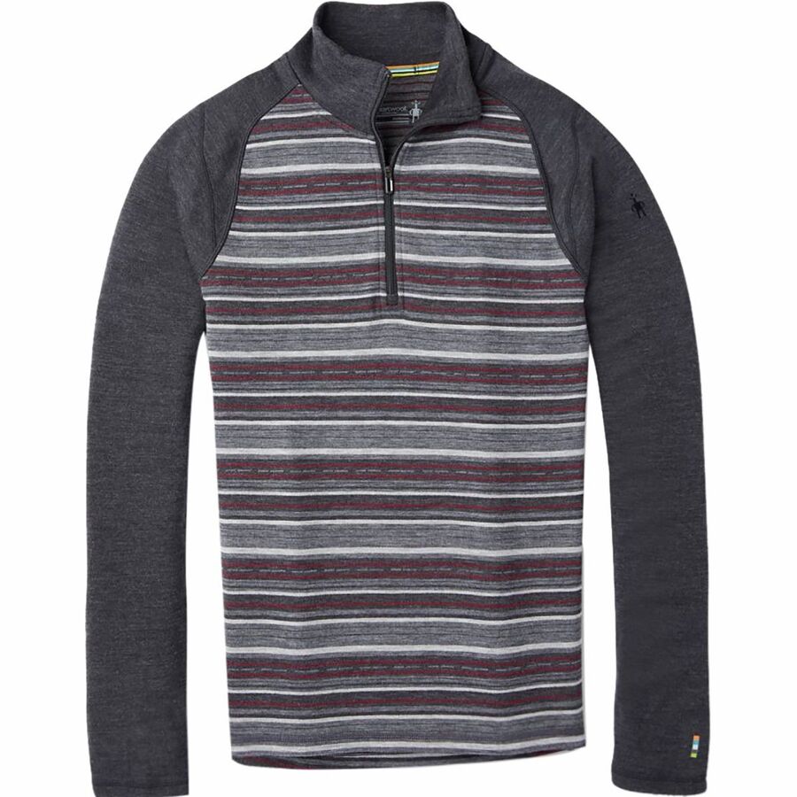 Smartwool NTS Mid 250 Pattern Zip Top - Men's | Backcountry.com
