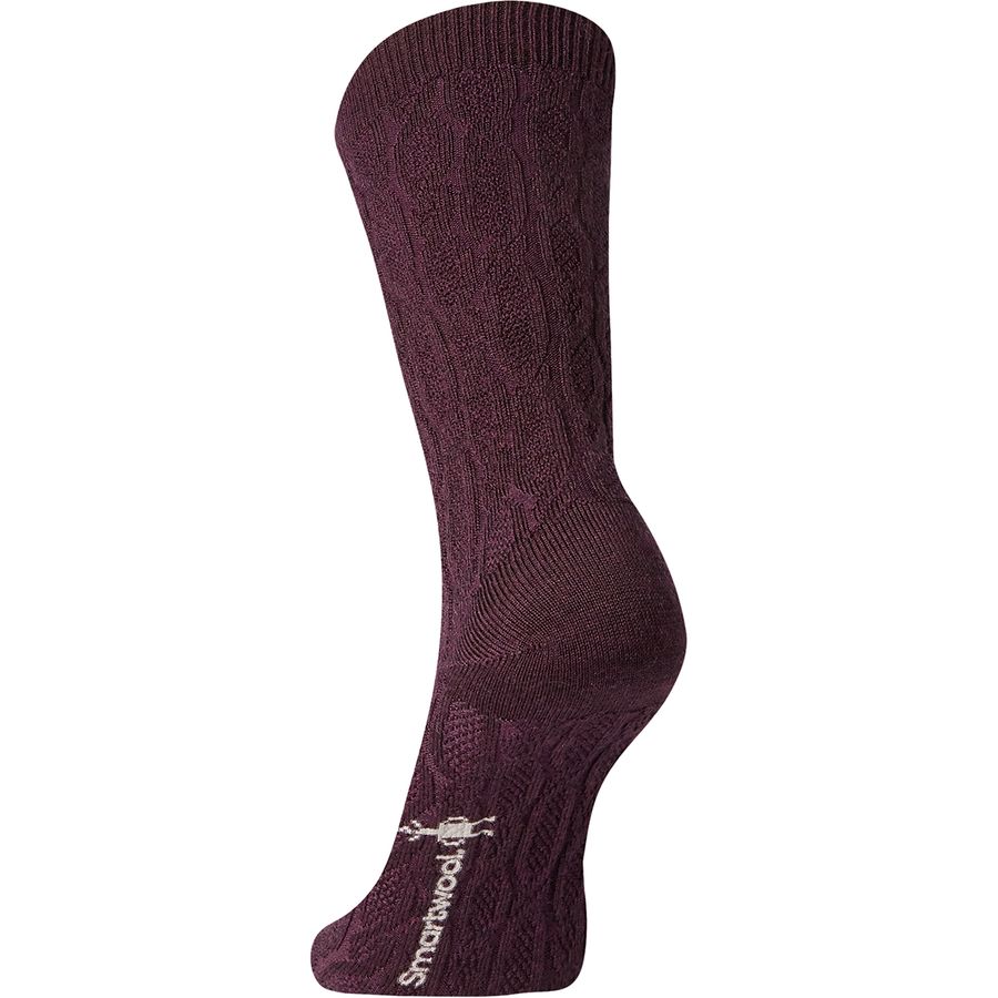 Smartwool Chain Link Cable Crew Sock - Women's | Backcountry.com