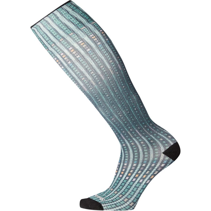 Smartwool Compression Virtual Voyager Print Over The Calf Sock ...