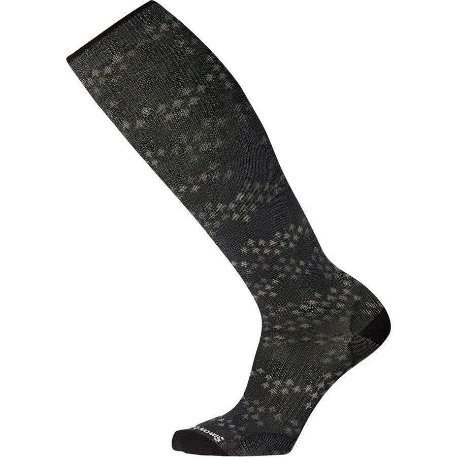 Smartwool Compression Making Tracks Print Over The Calf Sock - Men's ...