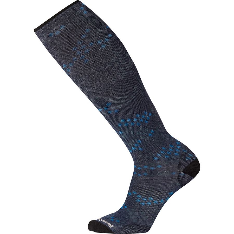 Smartwool Compression Making Tracks Print Over The Calf Sock - Men's ...