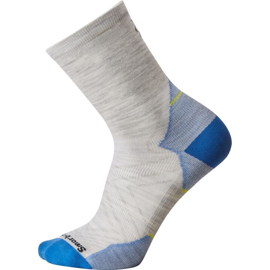Smartwool Run Zero Cushion Mid Crew Sock - Clothing