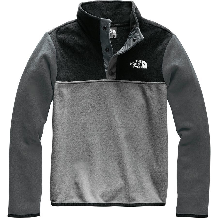 The North Face Glacier 1/4-Snap Fleece Jacket - Boys' | Backcountry.com