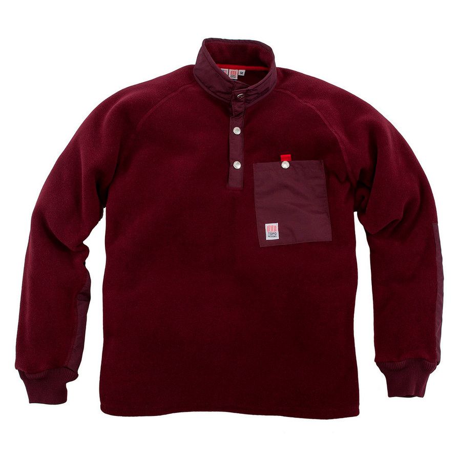 Topo Designs Mountain Fleece Pullover Jacket - Men's - Clothing