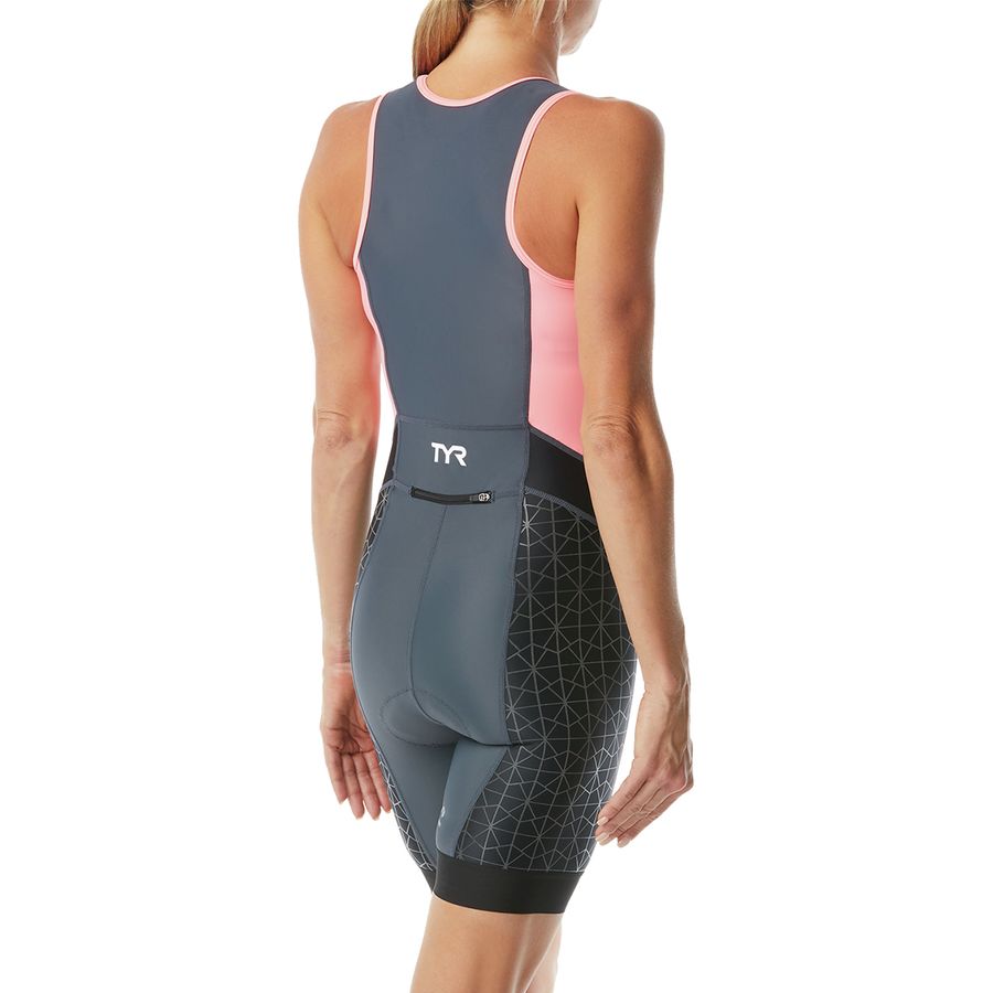 TYR Competitor Front Zip Tri Suit - Women's | Backcountry.com