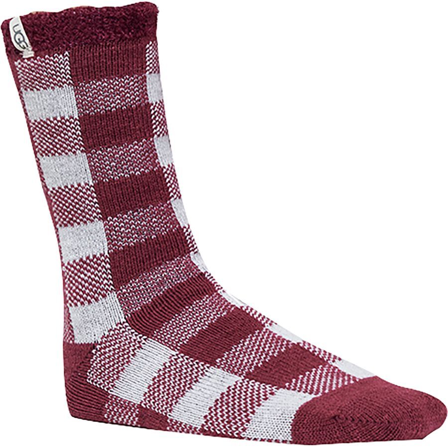 UGG Vanna Check Fleece Lined Sock - Women's | Backcountry.com