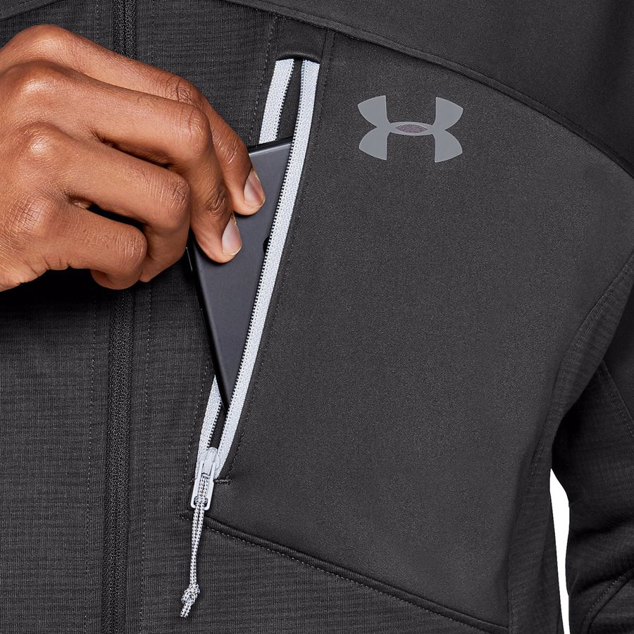 Under Armour Coldgear Reactor Hooded Fleece Jacket - Men's ...