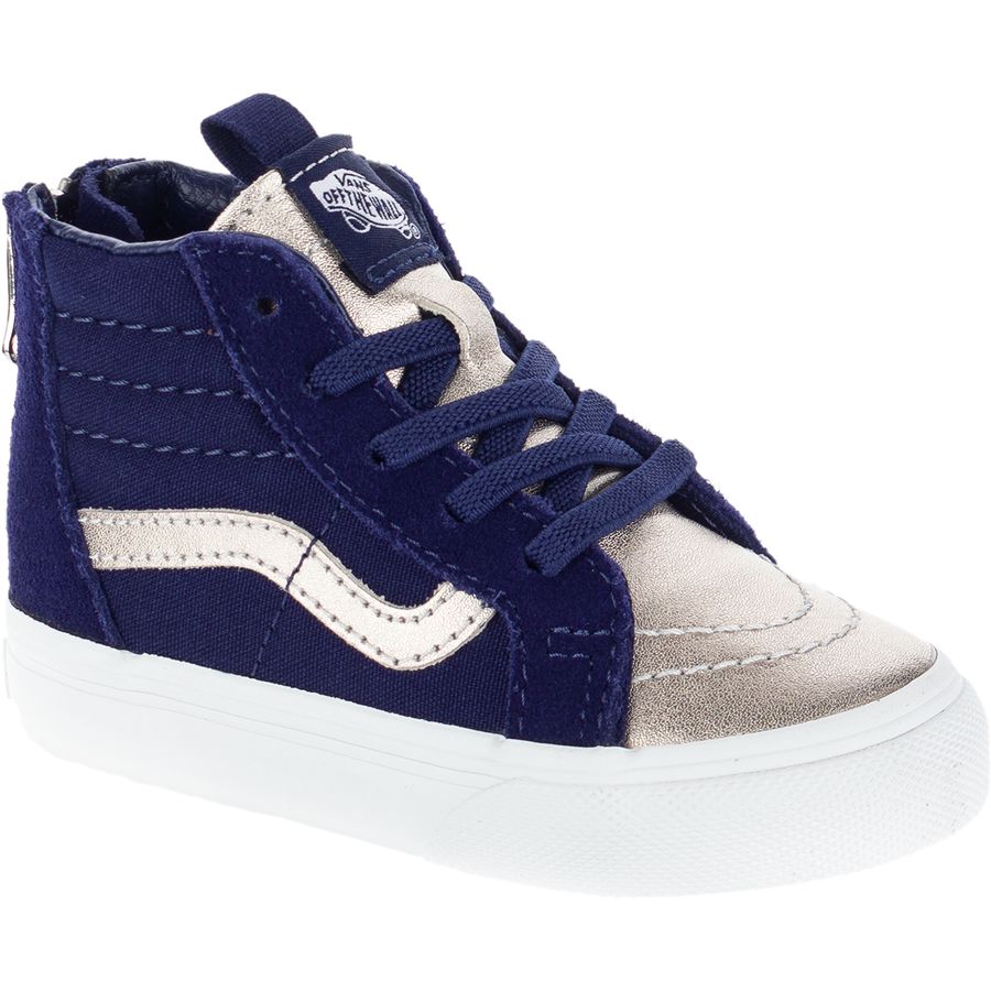 Vans SK8-Hi Zip Skate Shoe - Toddler Girls' | Backcountry.com