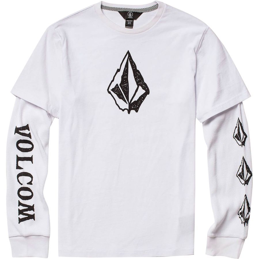Volcom West Two Fer Long-Sleeve Top - Boys' | Backcountry.com