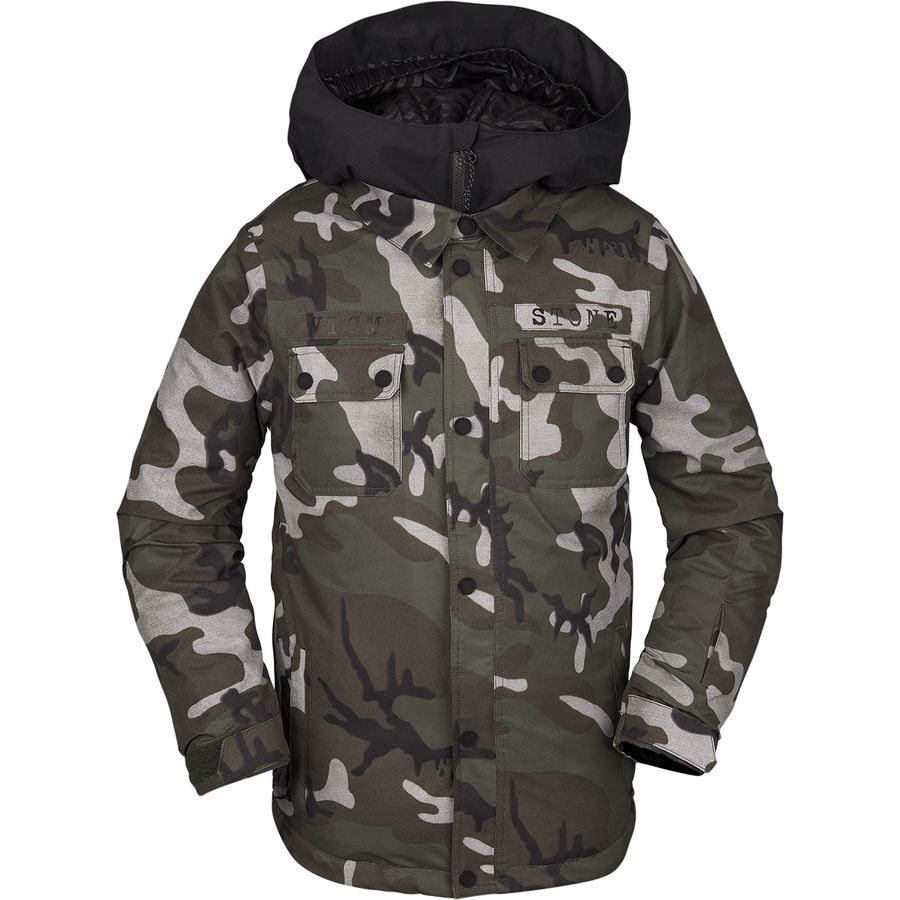 Volcom Neolithic Hooded Insulated Jacket - Boys' | Backcountry.com