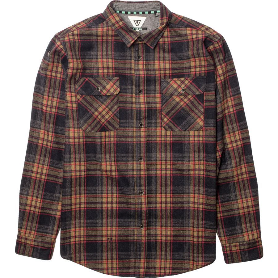 Vissla Woodhaven Wool Flannel Shirt - Men's - Clothing