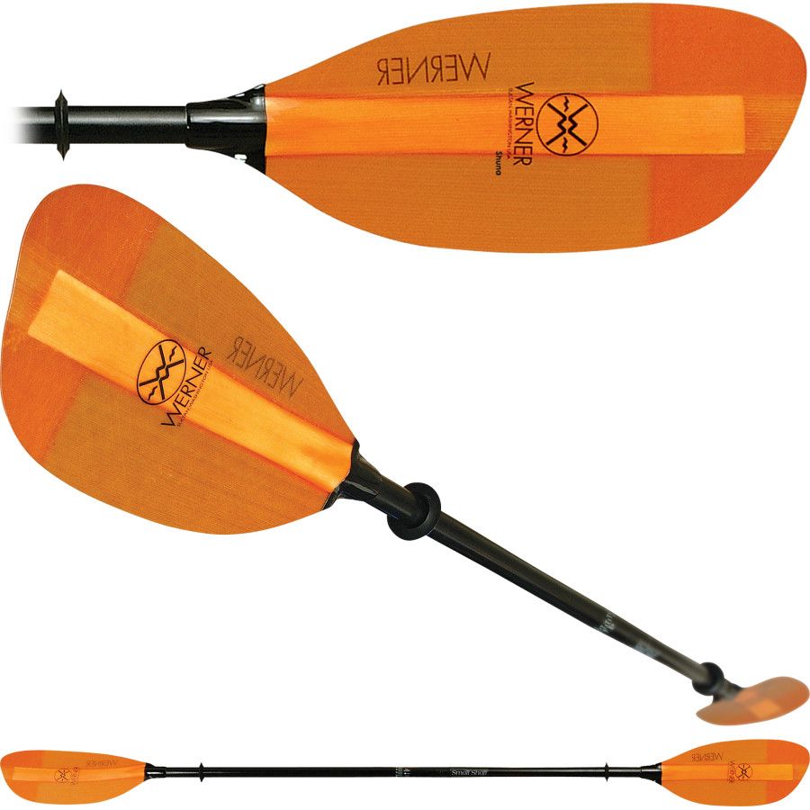 Werner Shuna Fiberglass 2-Piece Paddle - Straight Shaft | Backcountry.com
