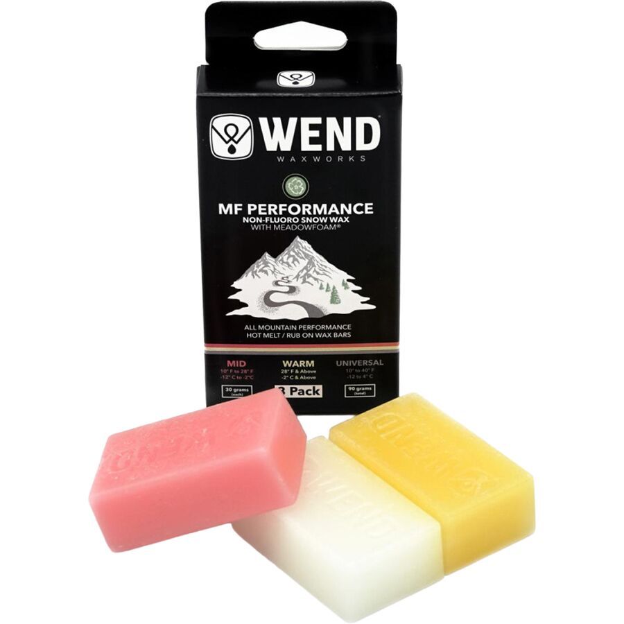 Wend Mf Performance Hot Melt/Rub-On Wax - Combo 3 Pack 2024 - Ski