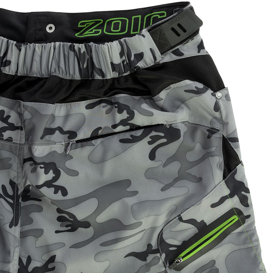 ZOIC Ether 9 Camo Short + Essential Liner - Men's | Backcountry.com