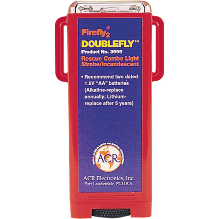ACR Firefly 2 Doublefly Strobe/Incandescent Rescue Light - Hike & Camp