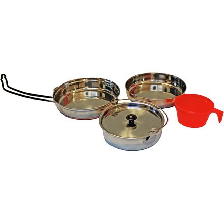 Alpine Mountain Gear Stainless Steel Mess Kit - Hike & Camp