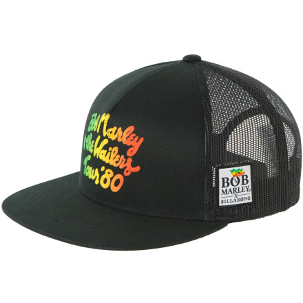Billabong Bob Marley Rock Steady Trucker Hat - Accessories