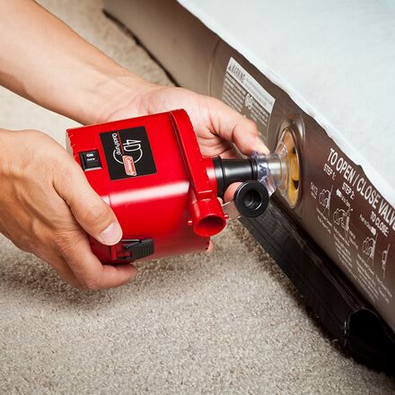 Coleman QuickBed Plus Full-Size Single High Airbed + 4D Pump - Hike & Camp