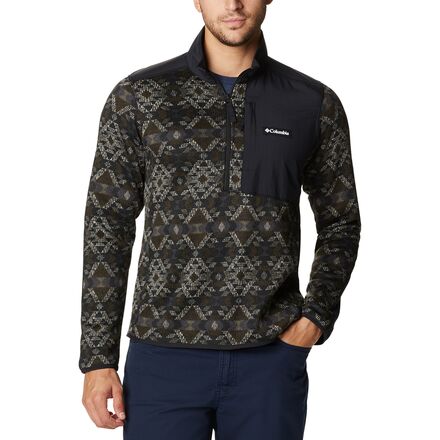 Columbia Sweater Weather Printed 1/2-Zip Fleece - Men's - Clothing