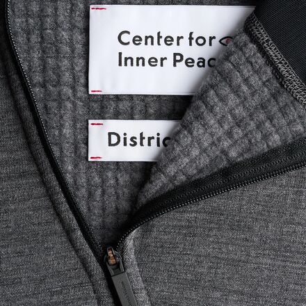 District Vision Hooded Merino Grid Fleece - Men's - Clothing