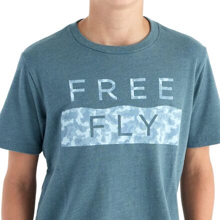 Free Fly Clearwater Camo T-Shirt - Kids' - Kids