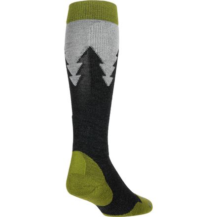 FITS Light Ski Over-The-Calf Sock - Pine Trees - Accessories