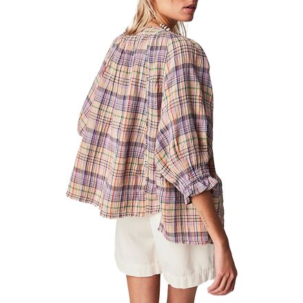 Free People Lucy Plaid Swing Top - Women's - Clothing