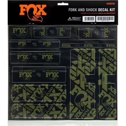 FOX Racing Shox Fork & Shock Decal Kit - Bike