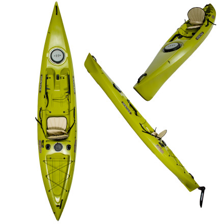 Heritage Kayaks RedFish 14 Angler Fishing Kayak w/ Rudder - Paddle