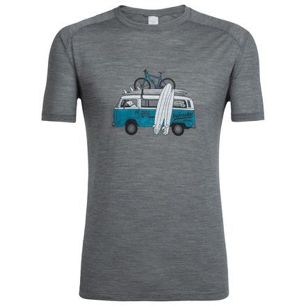 Icebreaker Sphere Van Surf Life Crewe - Men's | Backcountry.com