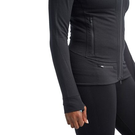Icebreaker Quantum II Long-Sleeve Zip Hoodie - Women's - Clothing