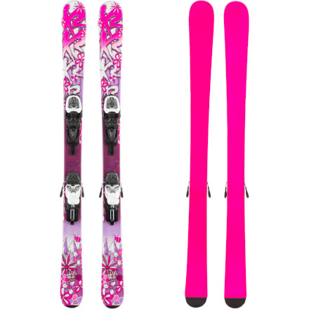 K2 Luv Bug Ski with Fastrak2 Binding - Girls' - Kids