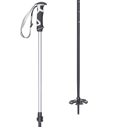 K2 Lockjaw Aluminum Adjustable Ski Poles - Ski