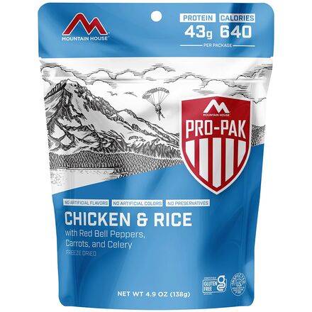 Mountain House Chicken + Rice Pro Pak - Hike & Camp