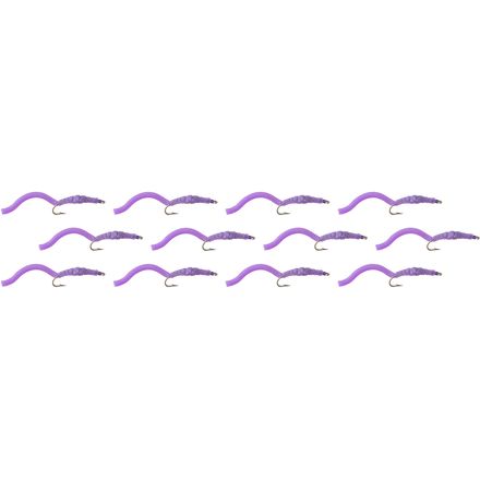 Montana Fly Company Galloway's Vladi Worm - 12-Pack - Fishing